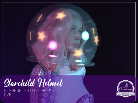 Second Life Marketplace - {FM} Starchild Helmet